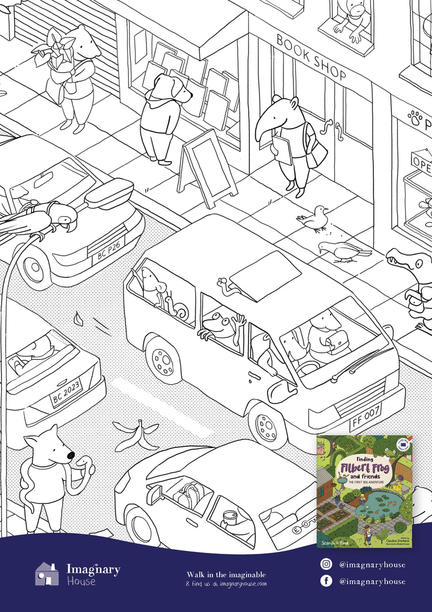 Colouring-In Sheets – Imagnary House